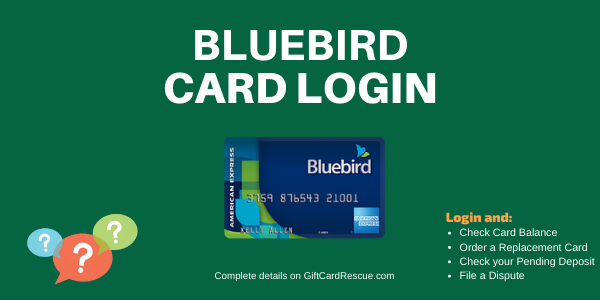 Bluebird Card Login [Plus Activate New Card] - GiftCardRescue.com